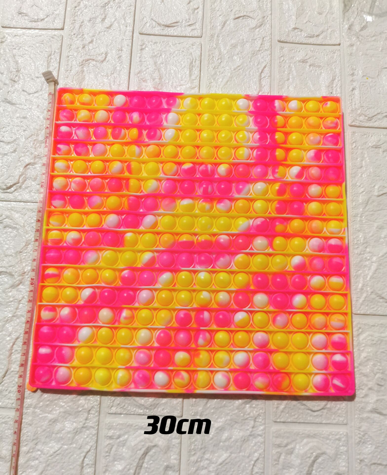 Pop it Big Size Jumbo Poppet Fidget Toys Clip Finger Silicone Bubble ...