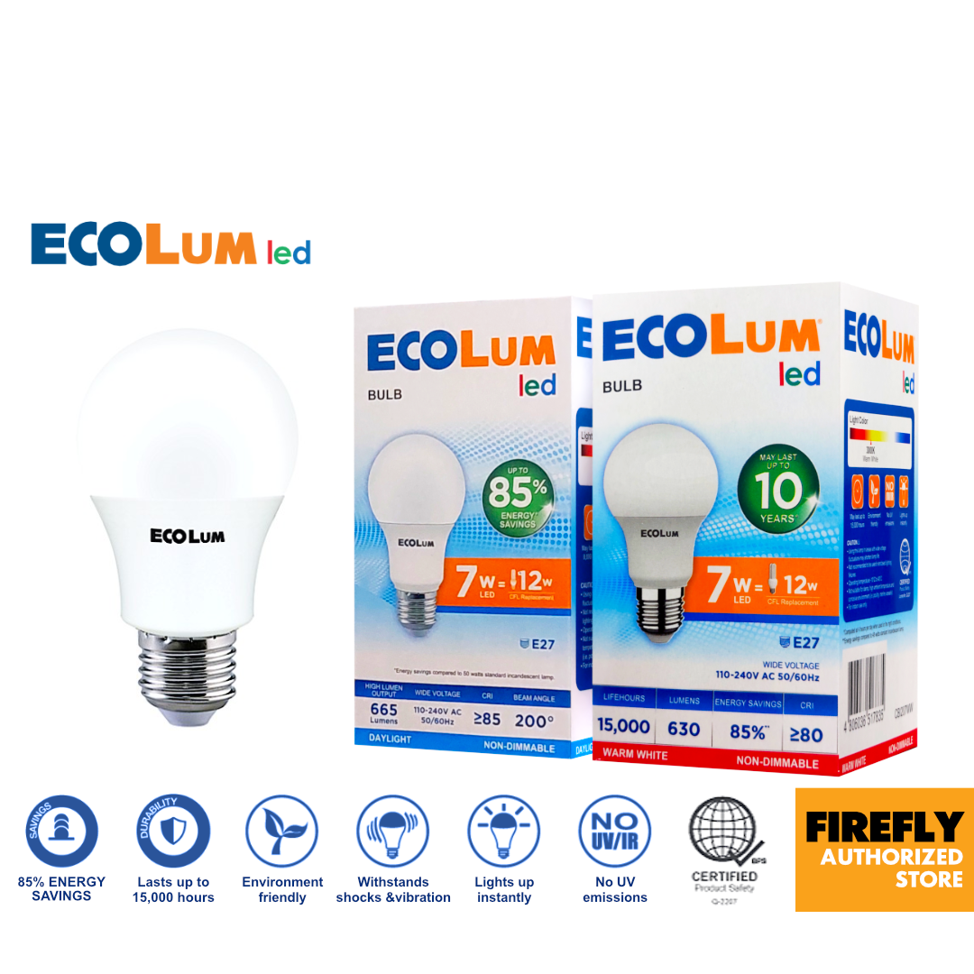 25pcs Firefly Ecolum Light Emitting Diode LED Light Bulb 3W, 5W, 7W, 9W ...