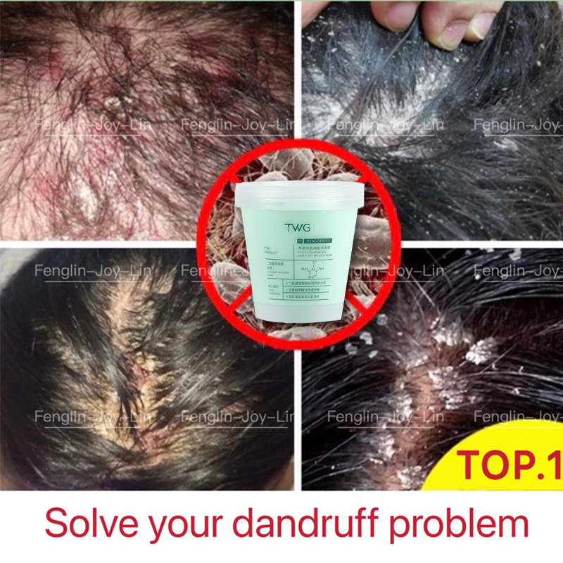 Dandruff Removing Sea Salt Hair Cream 250ml Scrub Hair Facial Mask Sea ...