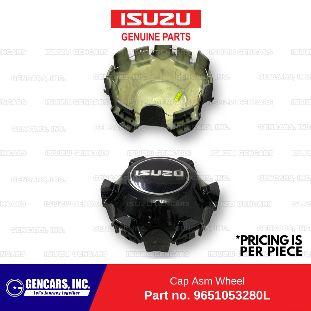 Isuzu Cap Asm; Wheel for Dmax LS 2018 4X4 (9651053280L) (Genuine Parts ...