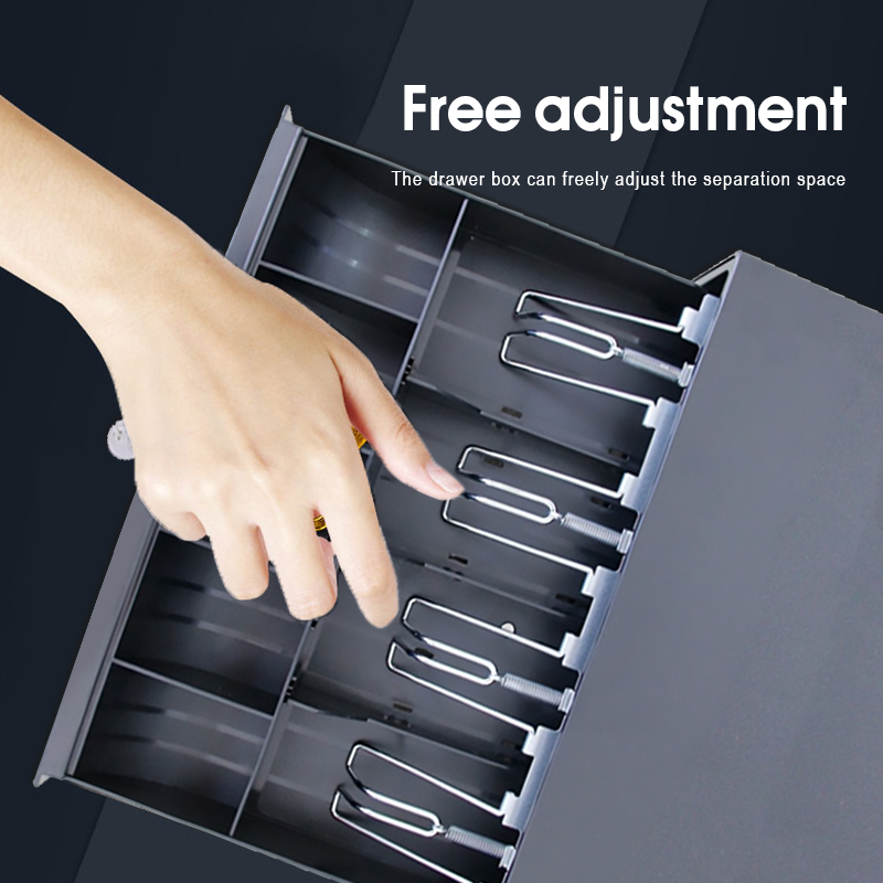 Metal Cash Register Drawer Box For POS Printers | 4 Bill 5 Coin Tray ...