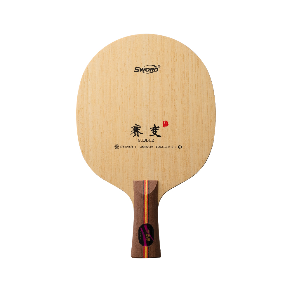 SWORD SUBDUE Table Tennis Blade (Allround, 9 Ply Wood, 2 Sides ...
