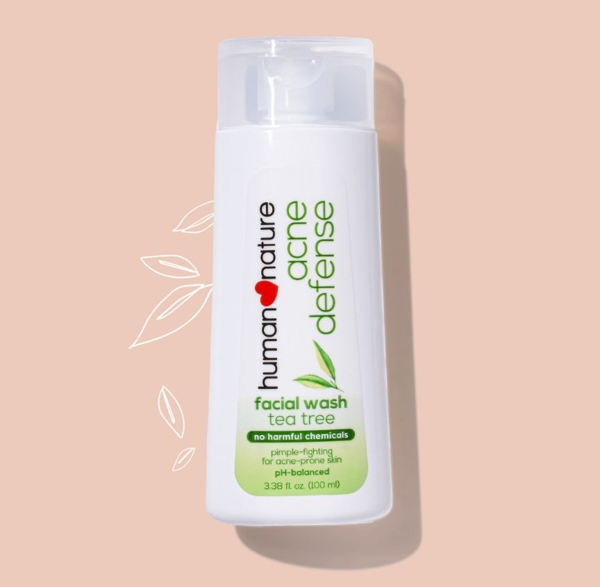 Acne Defense Set (Facial Wash + Toner + Solution Gel) Human Nature ...