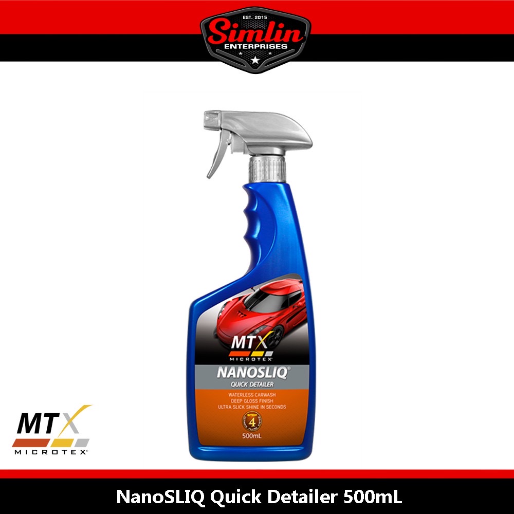 Microtex MTX NanoSLIQ Quick Detailer Spray Wax 500ml | Lazada PH