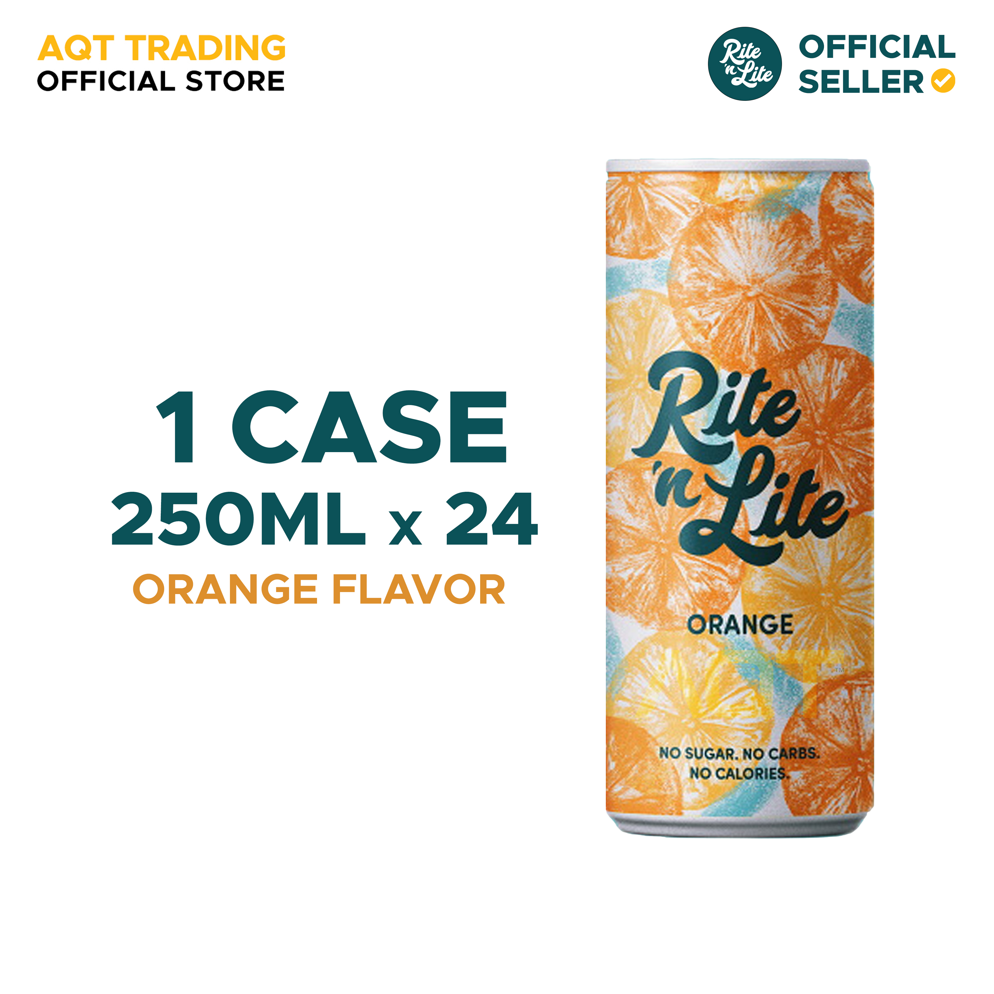Rite ‘n Lite Orange Soda 250ml x 24 (1 Case) | Lazada PH