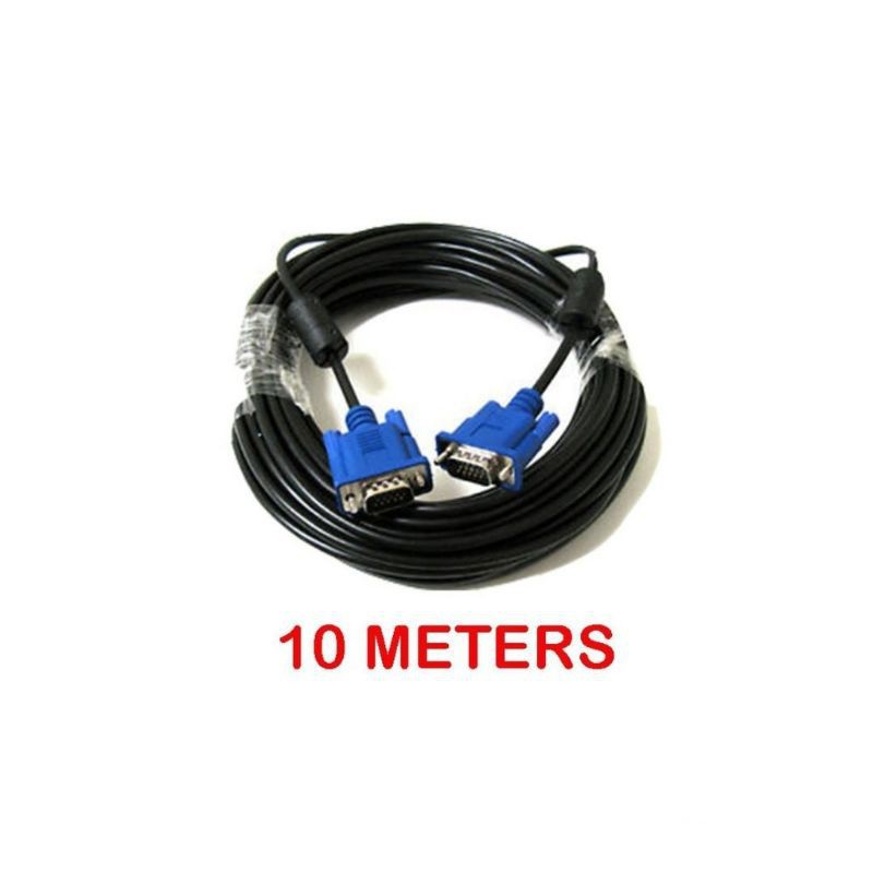 【CYT】1.5M 3M 5M 10M VGA TO VGA Extension Cable HD 15 Pin Male to Male VGA Wire Cord Line for ...