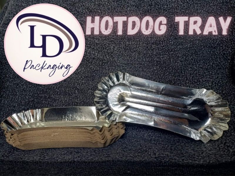 40pcs Disposable Hot Dog Tray - Hotdog Serving Dish Set Paper Food ...