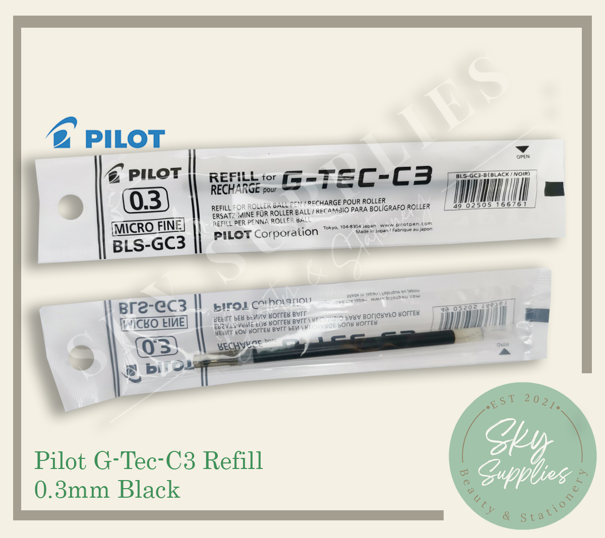 2pcs Pilot Gtec Refill C3 and C4 | Lazada PH