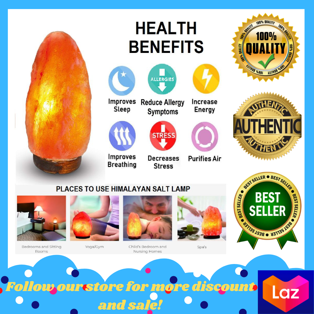 R&B Lucky Shop Original Himalayan Salt Lamp from Pakistan with Dimmer ...