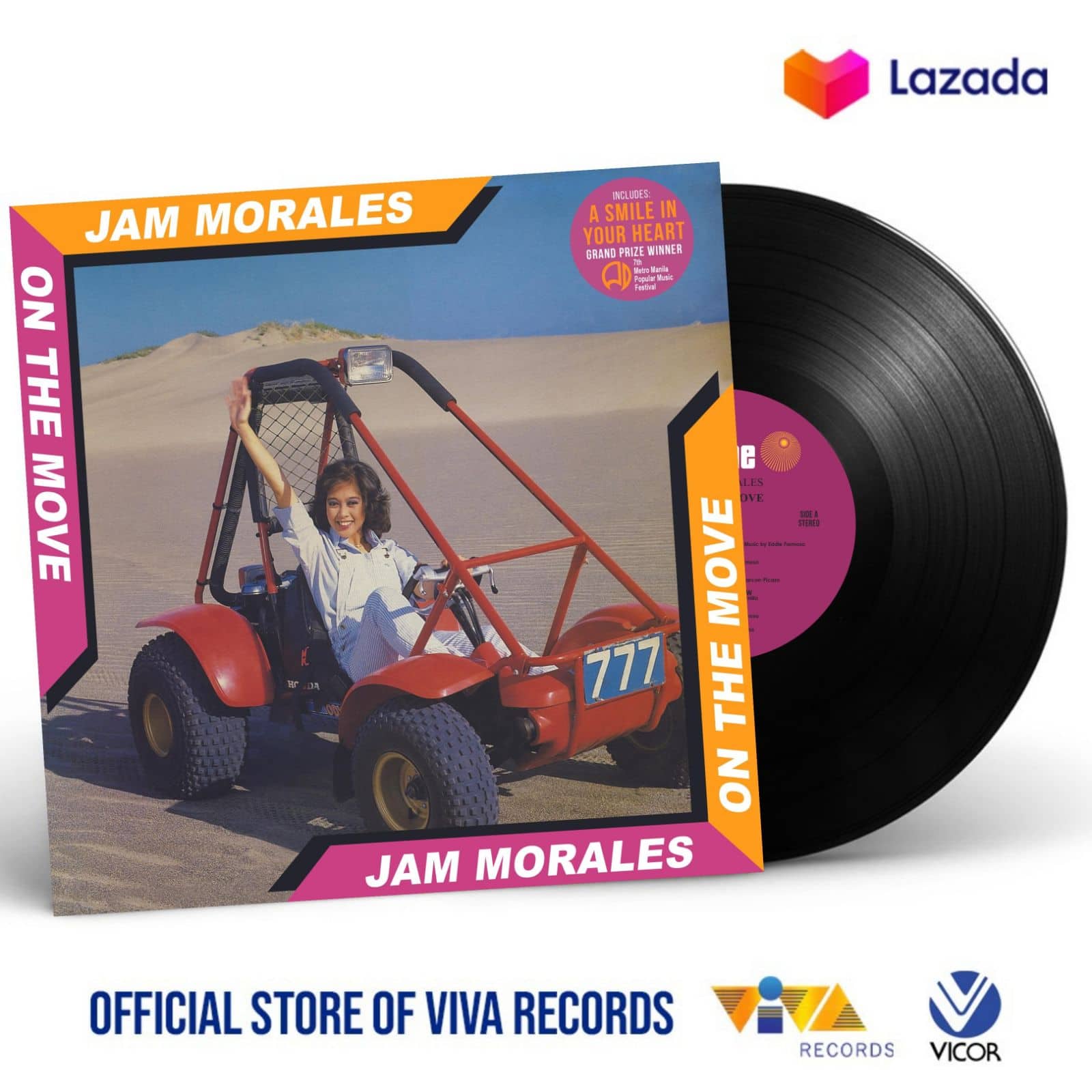 Jam Morales - On The Move Vinyl Album | Lazada PH