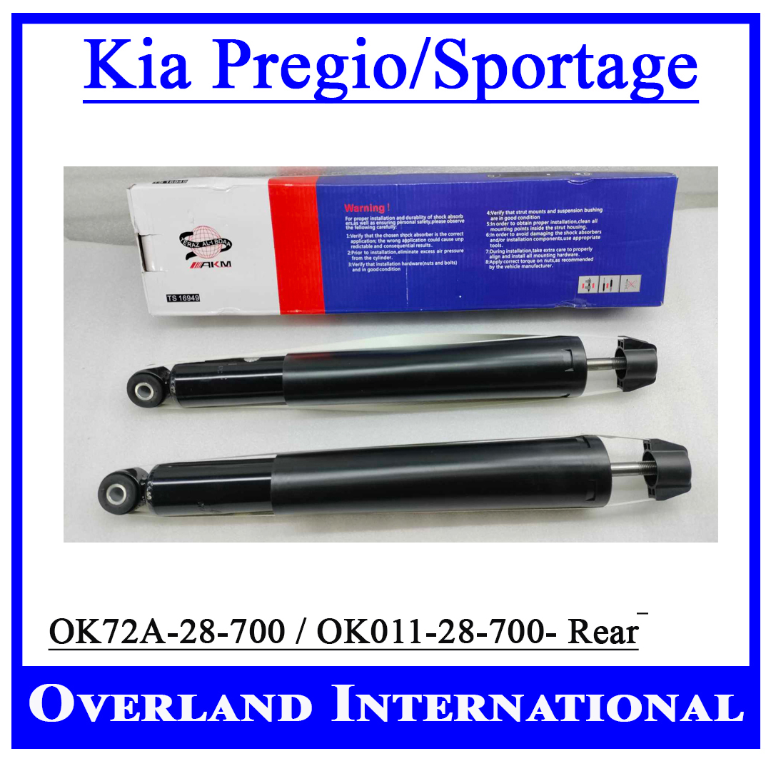 SHOCK ABSORBER - REAR (2pcs) For Kia Pregio, GAS type, Kia Sportage ...