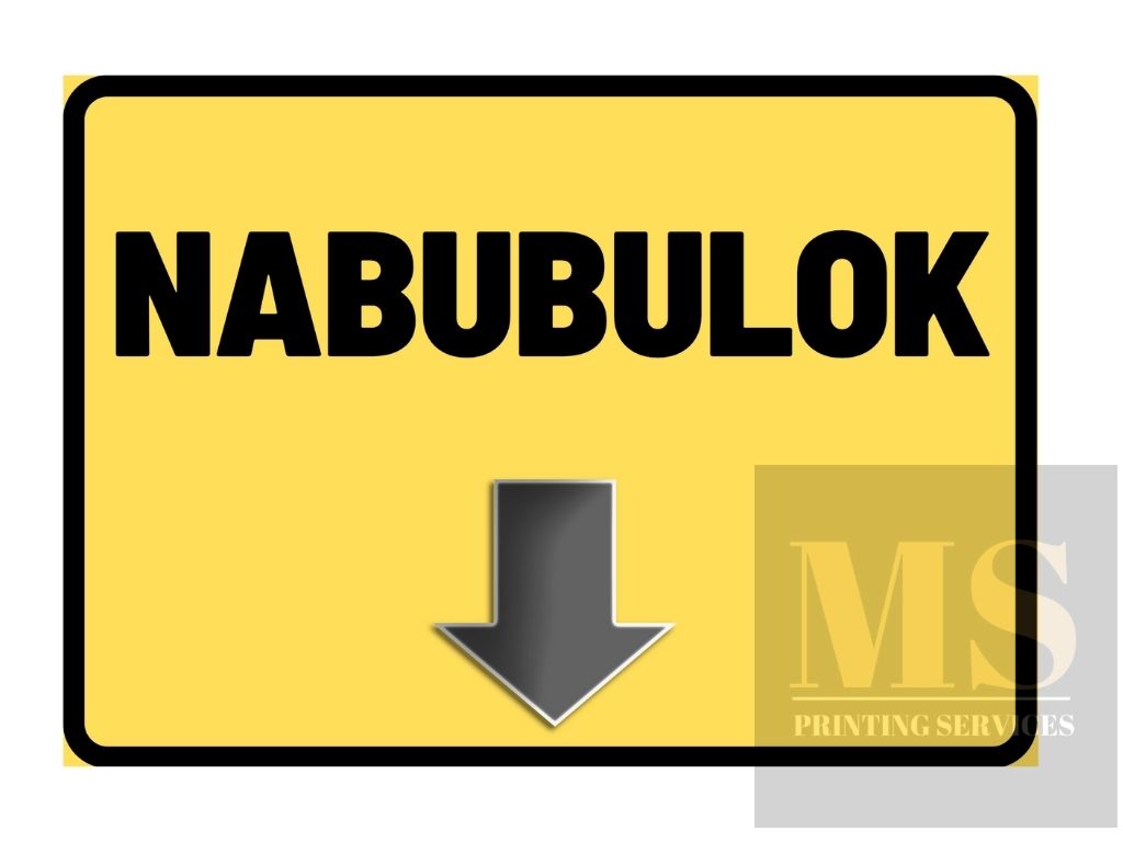 Tagalog Signages (Laminated A4 Size) | Lazada PH