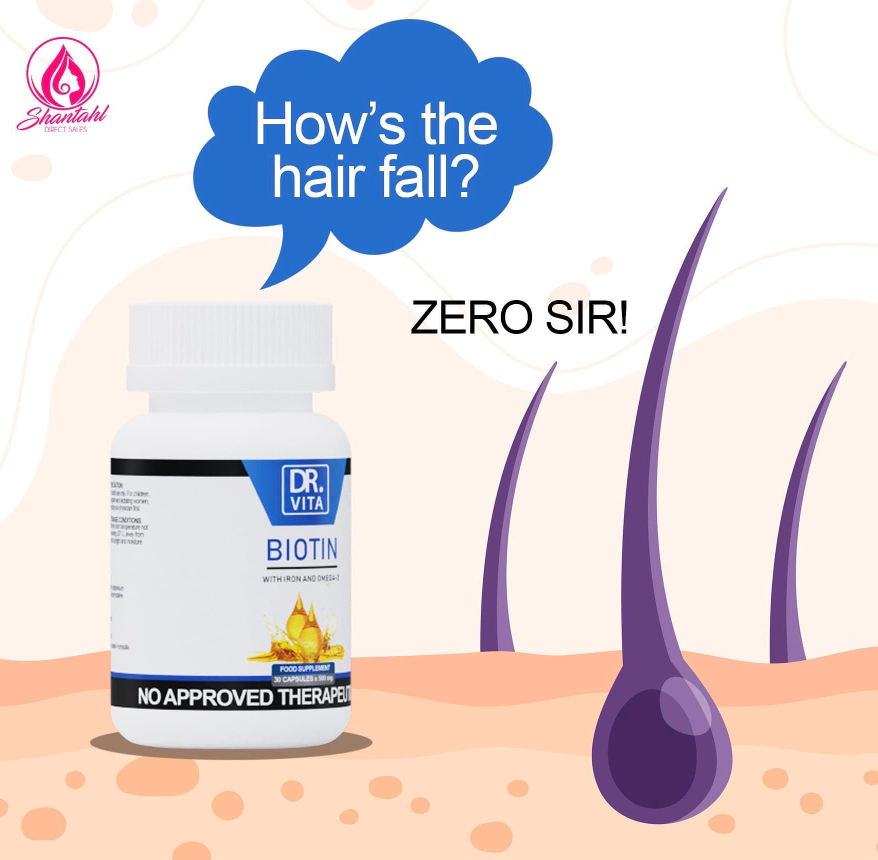 Dr vita Biotin With Iron and Omega-3 | Lazada PH