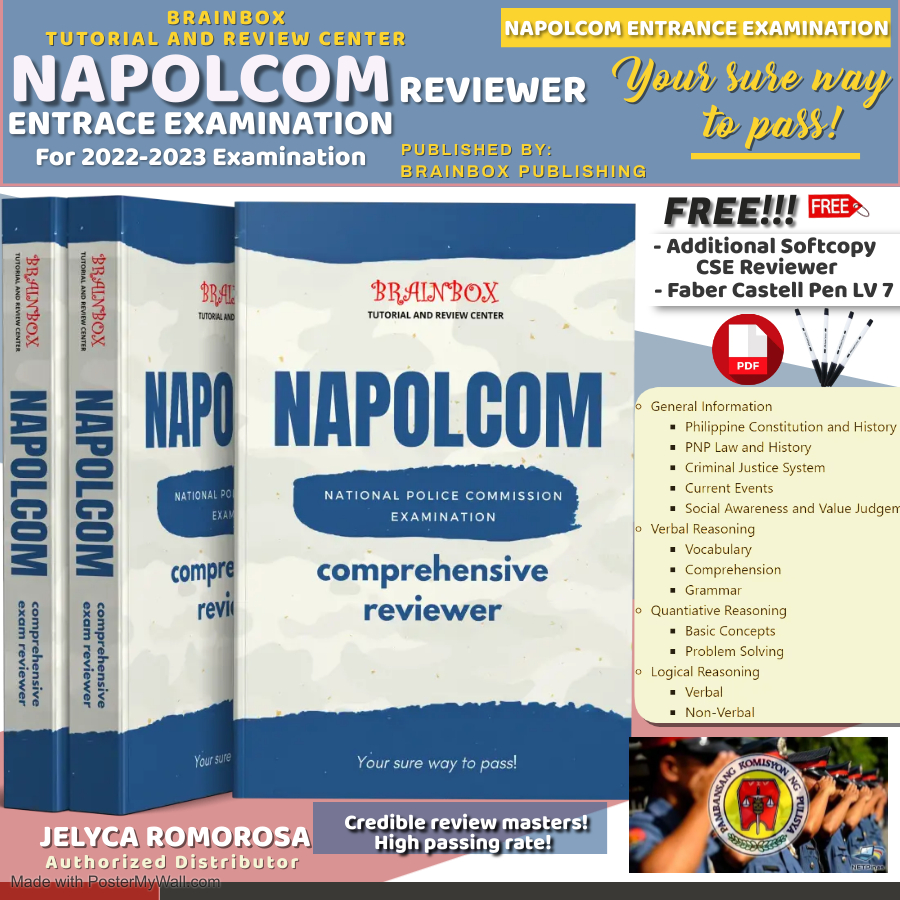 NAPOLCOM ENTRANCE EXAMINATION REVIEWER (FOR 2023 EXAMINATION) | Lazada PH