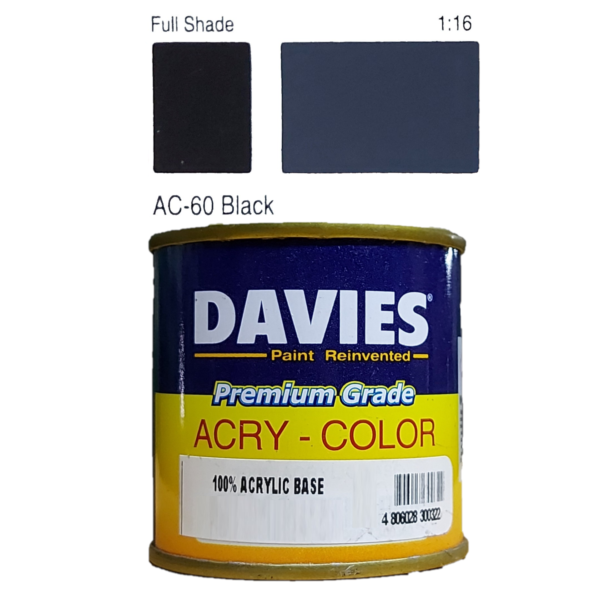 Davies Acry Color Acrylic Base (Available in Different Colors) - 60mL ...