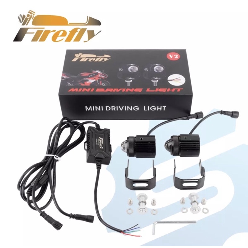 【Ready Stock】 Firefly Mini Driving Light V2+ with Flashing Light 20W ...