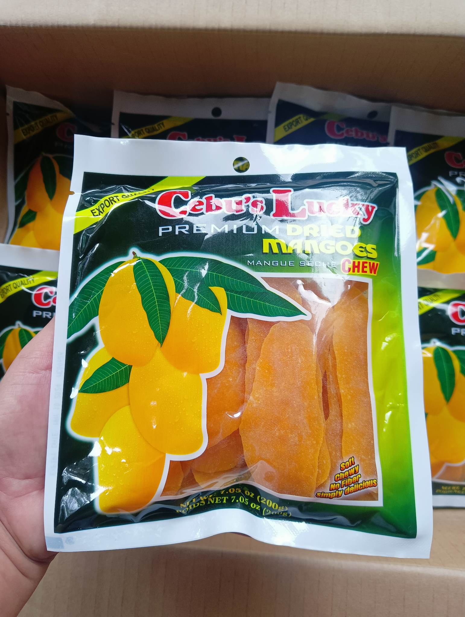 5 packs of 200 grams CEBU LUCKY DRIED MANGO | Lazada PH