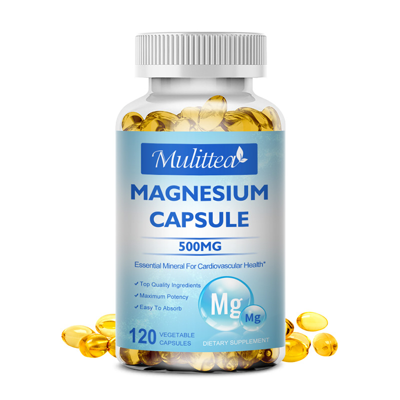 (Clearance price)Mulittea Glycinate Magnesium 500mg Capsules for ...