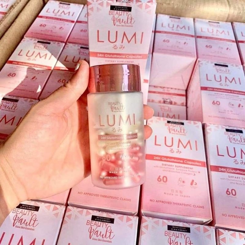 Go the distance ORIGINAL Lumi Lumina Glow 24H Glutathione Capsules (60capsules) | Lazada PH