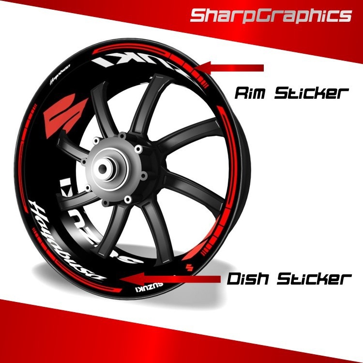 COD Yamaha Sniper 150 Motorcycle Motorbike Rim Sticker Decal | Lazada PH