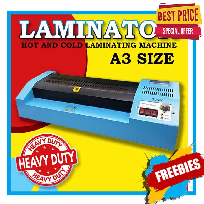 QUAFF A3 Laminator Hot And Cold Laminating Machine Also For A4 And QUAFF A3 Laminator Hot And Cold Laminating Machine Also For A4 And