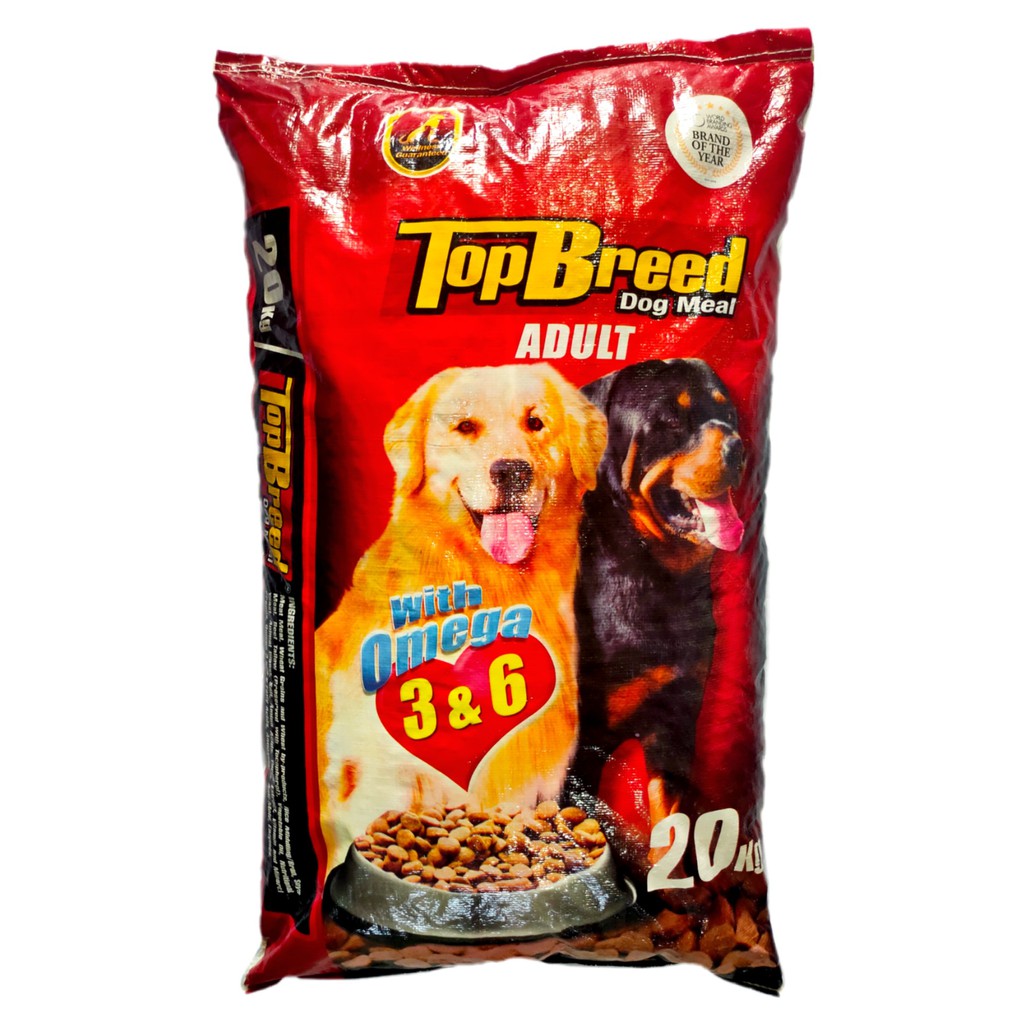 [DOG FOOD] Top Breed Dog Meal for Adult (20kg) | Lazada PH