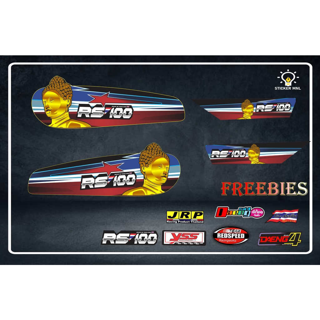 【READY STOCK】 RS100 THAILAND DECAL thai | Lazada PH