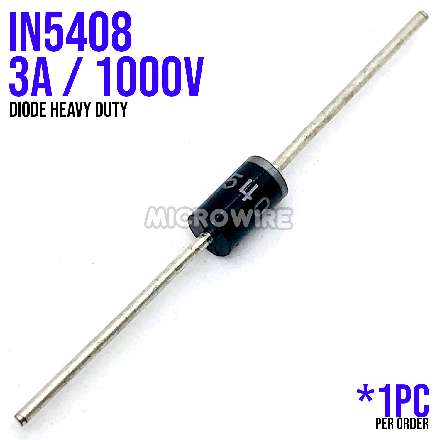 IN5408/3A/1000V Diode Heavy Duty (PER PIECE) | Lazada PH