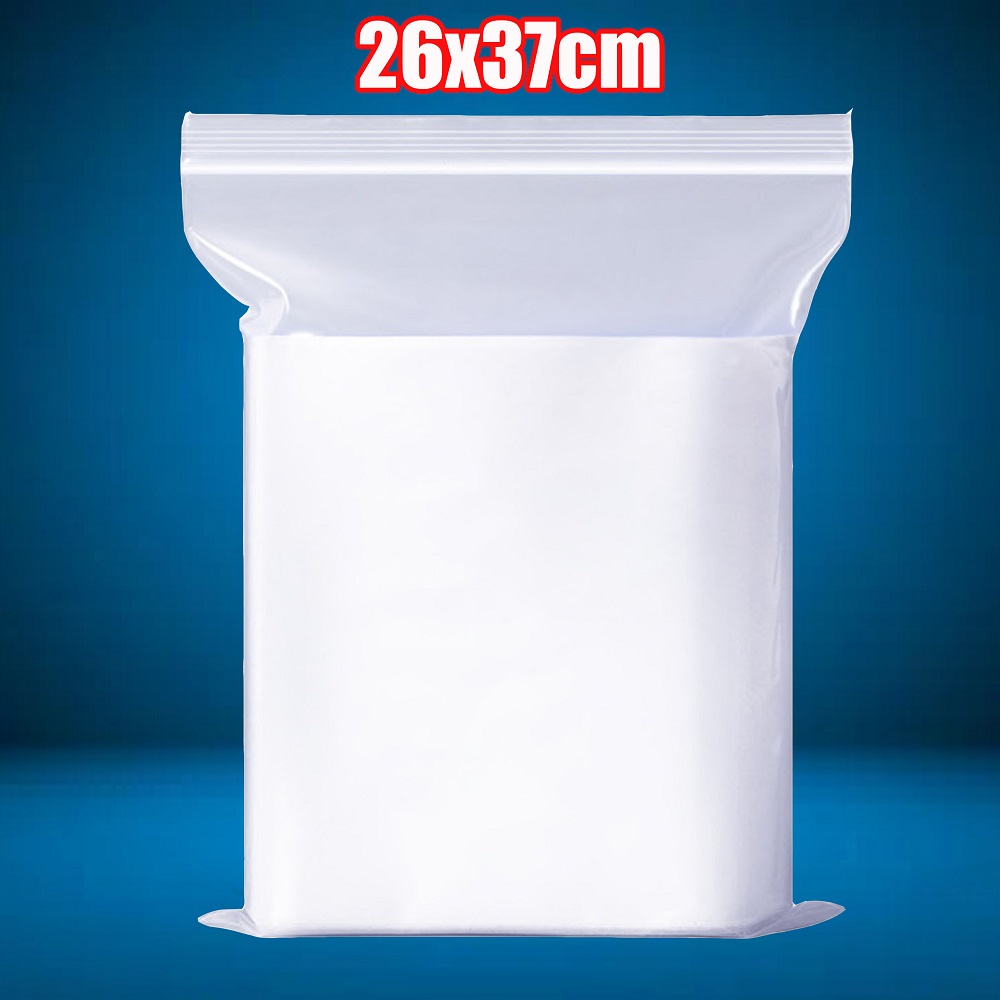 100 Pcs per pack Resealable Bags Pcs Zip lock Clear Plastic Zip Lock ...