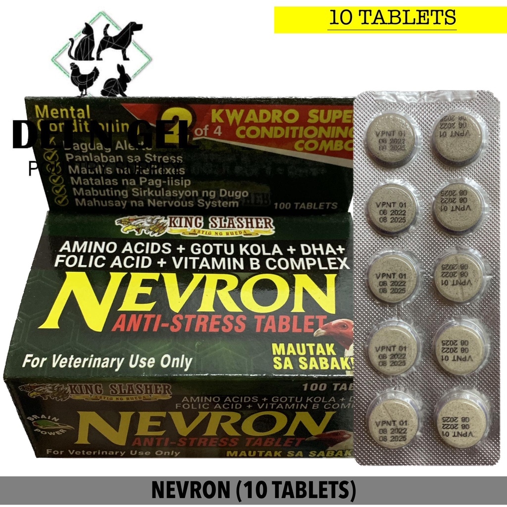 Nevron King Slasher for Gamefowl (10 TABLETS) | Lazada PH