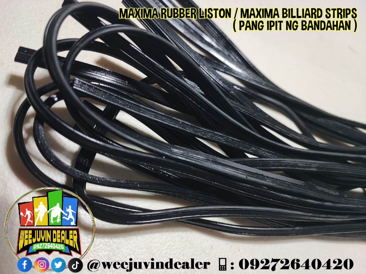1 SET FOR 6PCS - MAXIMA RUBBER LISTON / MAXIMA BILLIARD STRIPS - ( PANG ...