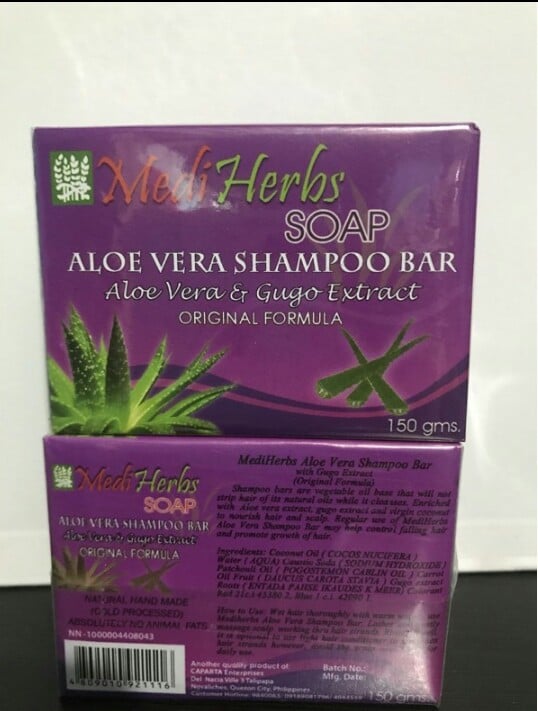 MediHerbs Soap Aloe Vera Shampoo Bar 150g | Lazada PH