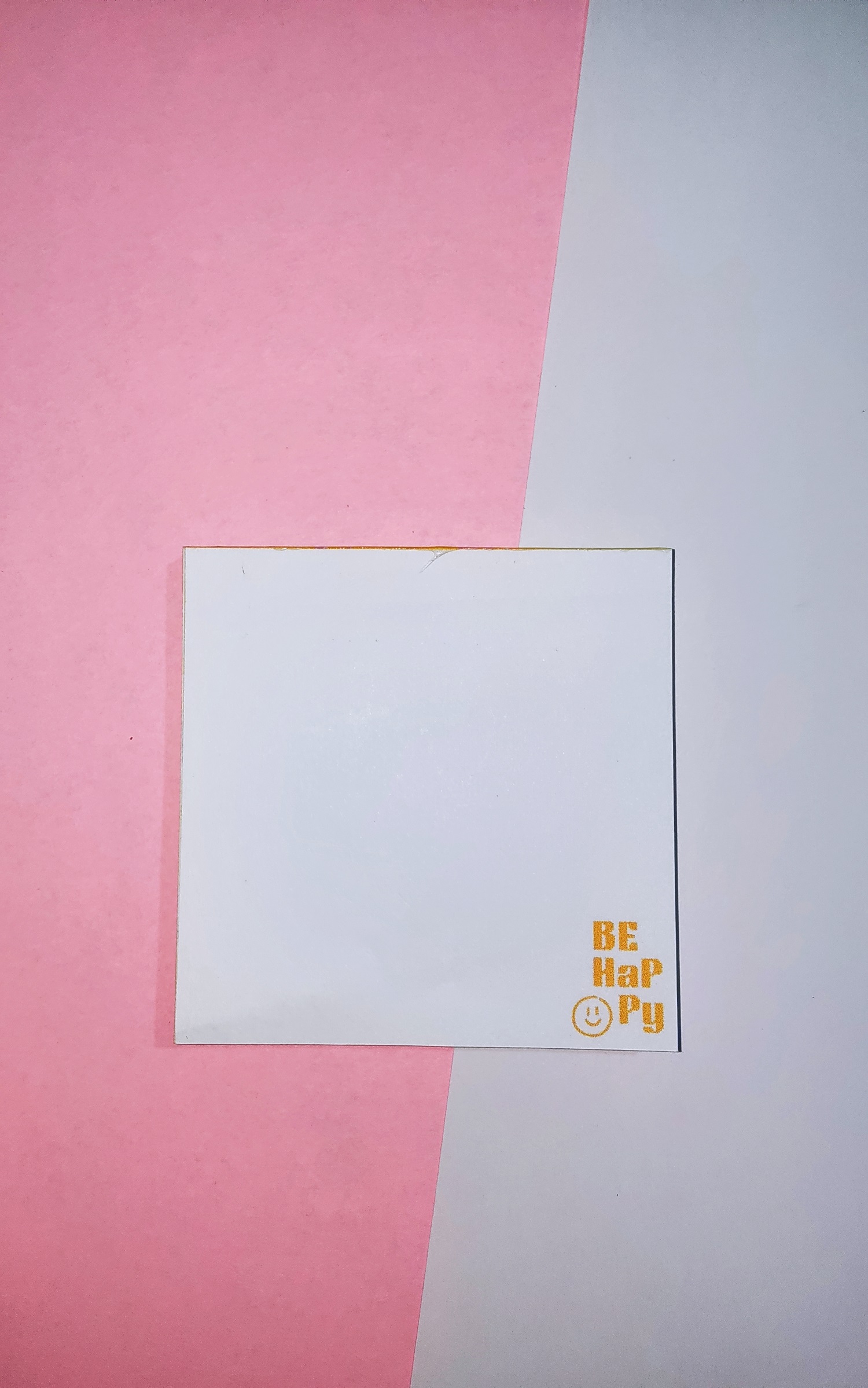 BE HAPPY MEMO PAD NON STICKY NOTE (3X3 INCHES) | Lazada PH