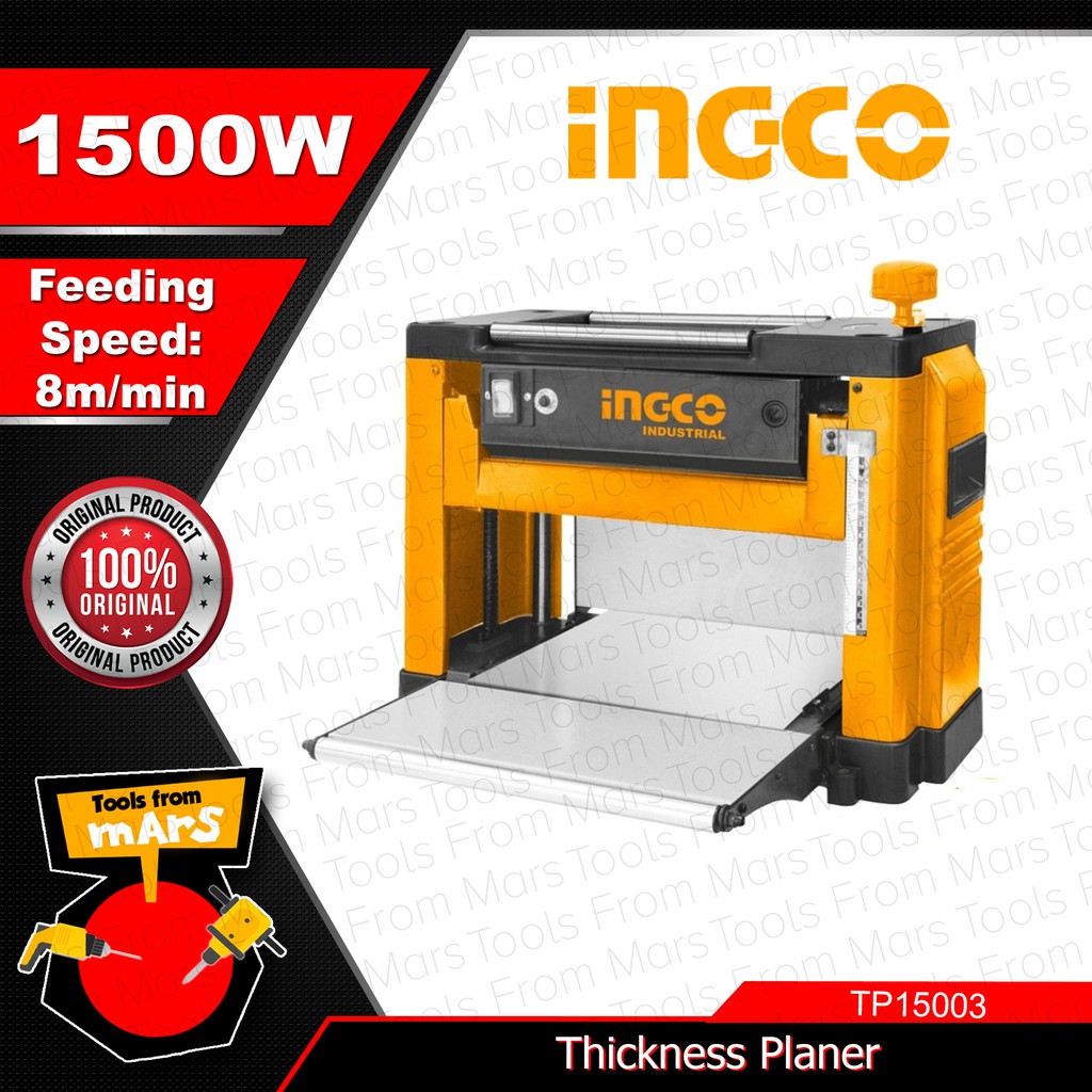 INGCO Thickness Planer 1500W 5-153mm TP15003 •TOOLS FROM MARS• IPT ...