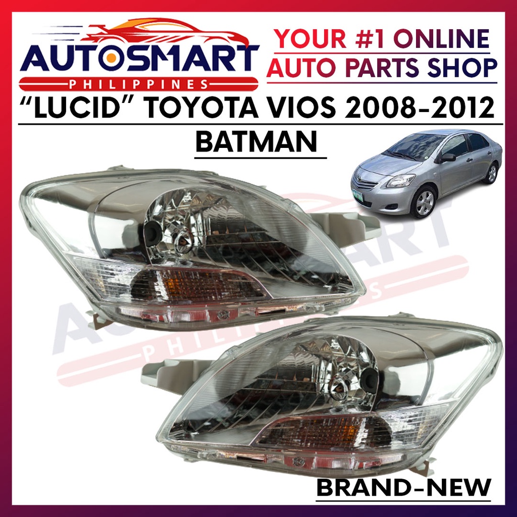 Toyota Vios 2008-2012 Batman Headlight Assembly | Lazada PH