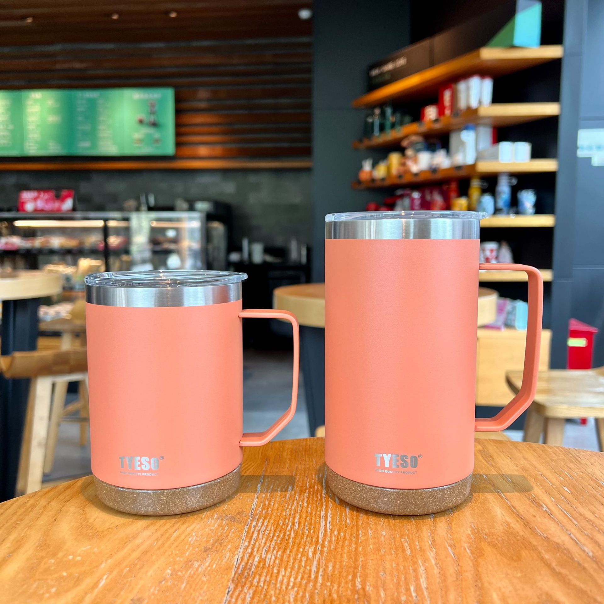 TYESO 8848A 530-710ml New coffee cup ins high-value 304 stainless steel insulation cup men and ...