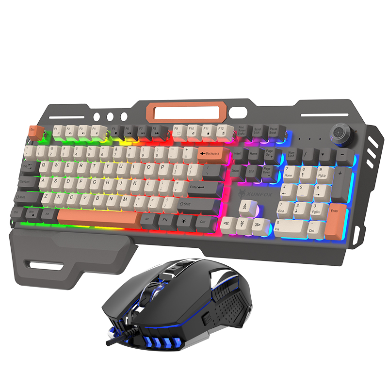 K90 keyboard 104 keys mechanical keyboard gaming keyboard and mouse set ...