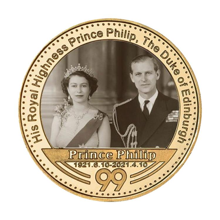 Queen Elizabeth II Commemorative Coin Set Home Decor Prince Philip ...