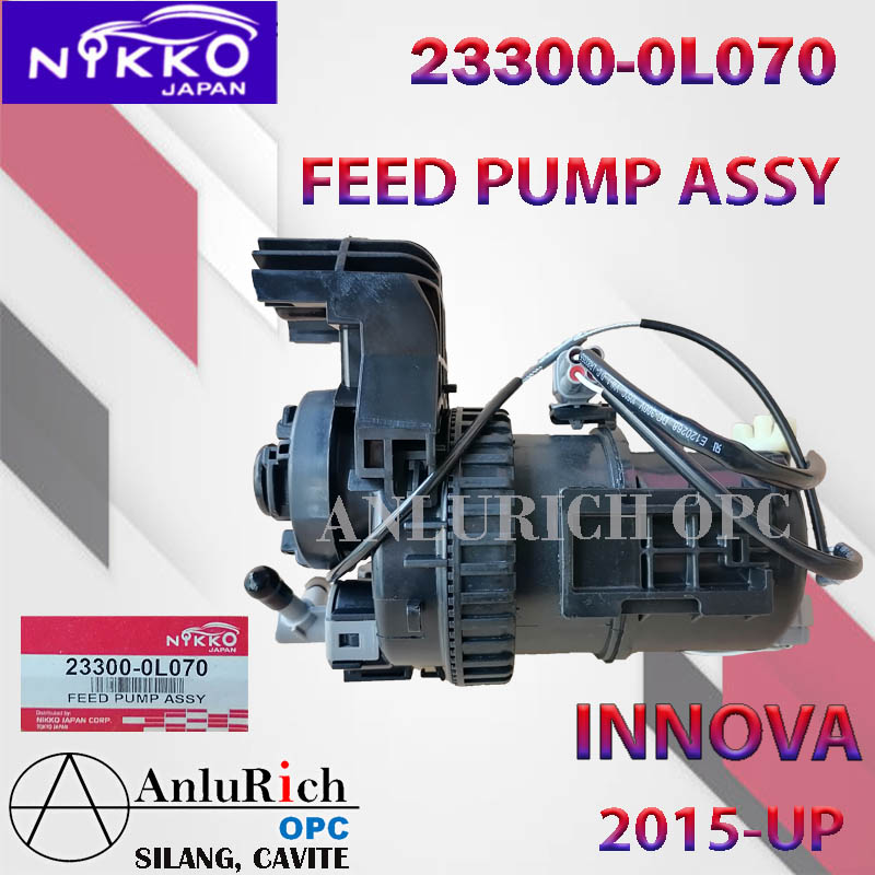 FEED PUMP ASSY FOR TOYOTA INNOVA 2015-UP NIKKO JAPAN PN: 23300-0L070 ...