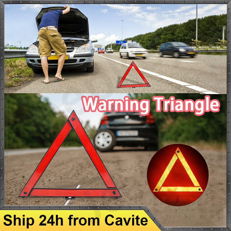 Car Early Warning Device Triangle Sign Red Color Reflective for Road ...