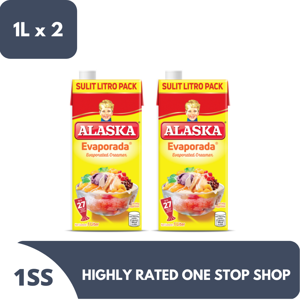 Alaska Evaporada 1L Set of 2 | Lazada PH