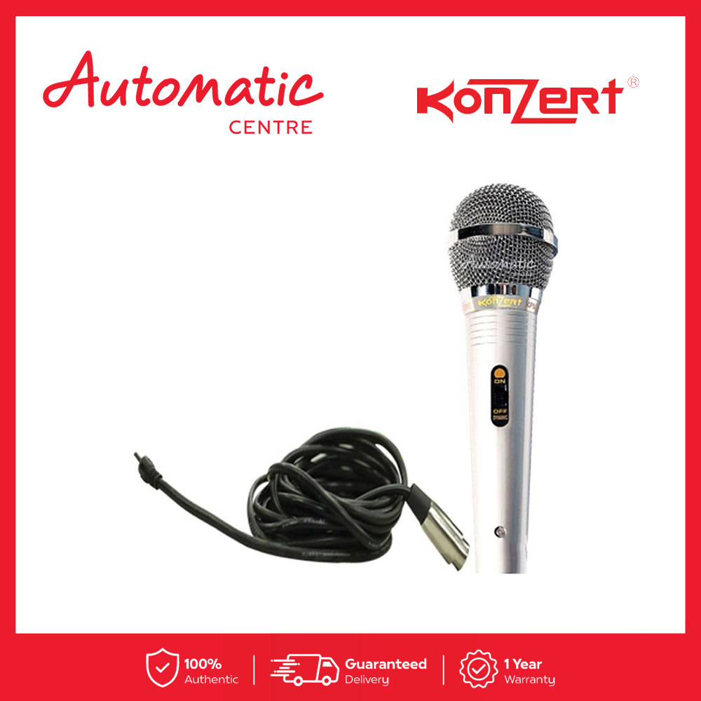 Konzert KPM 45 Dynamic Wired Microphone with 8-Meter Cord | Lazada PH