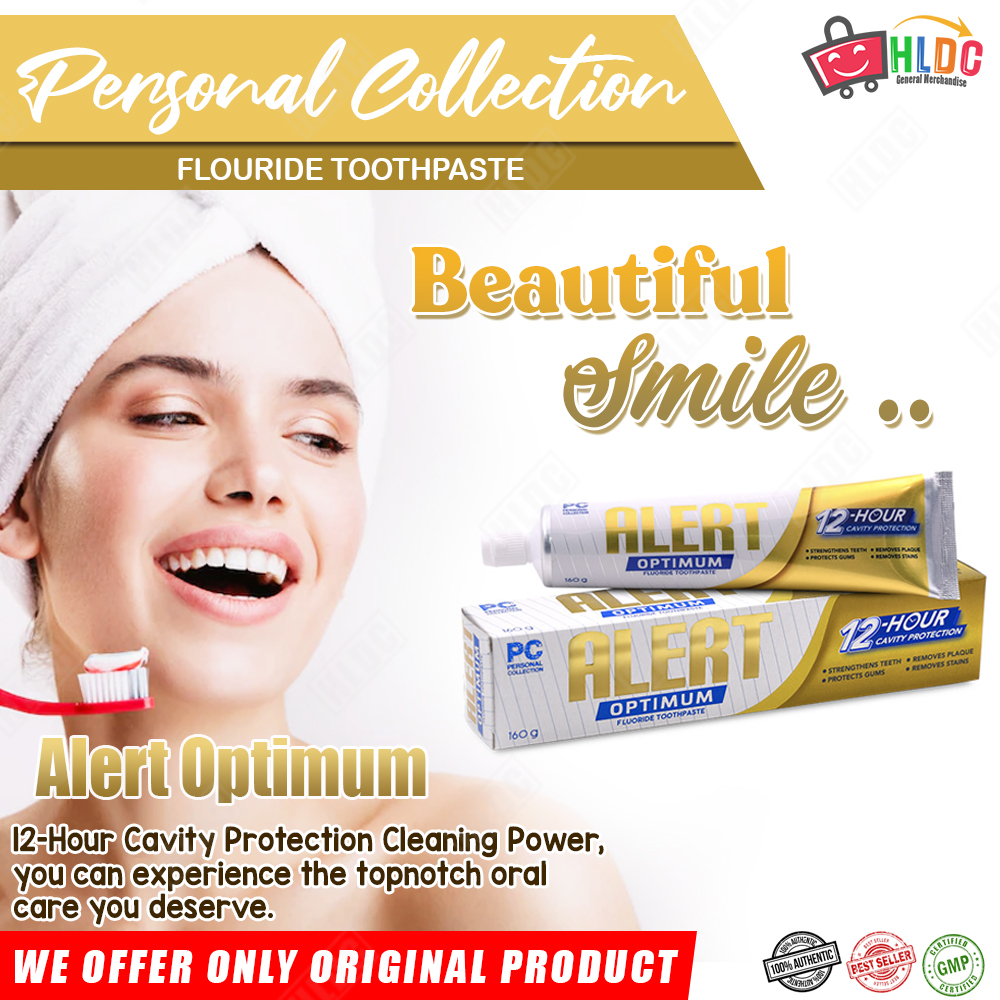 Personal Collection Alert Optimum Flouride Toothpaste 160g Cavity ...