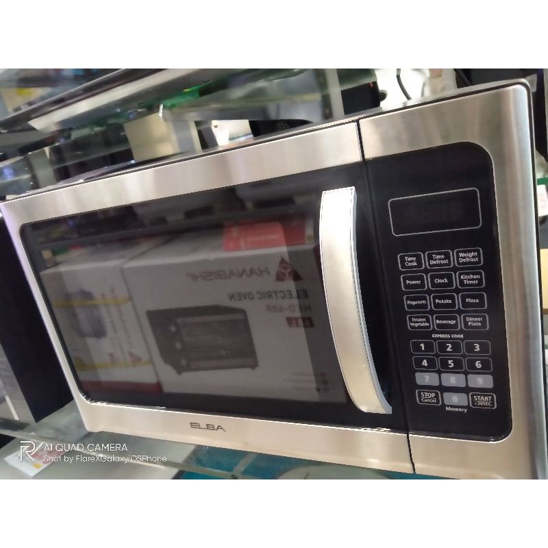 Microwave Oven Elba 30L Stainless Steel Finish 900watts | Lazada PH