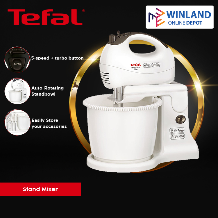 TEFAL by Winland Stand Mixer HT412138 W/ 2.5L Auto Rotate Bowl ...