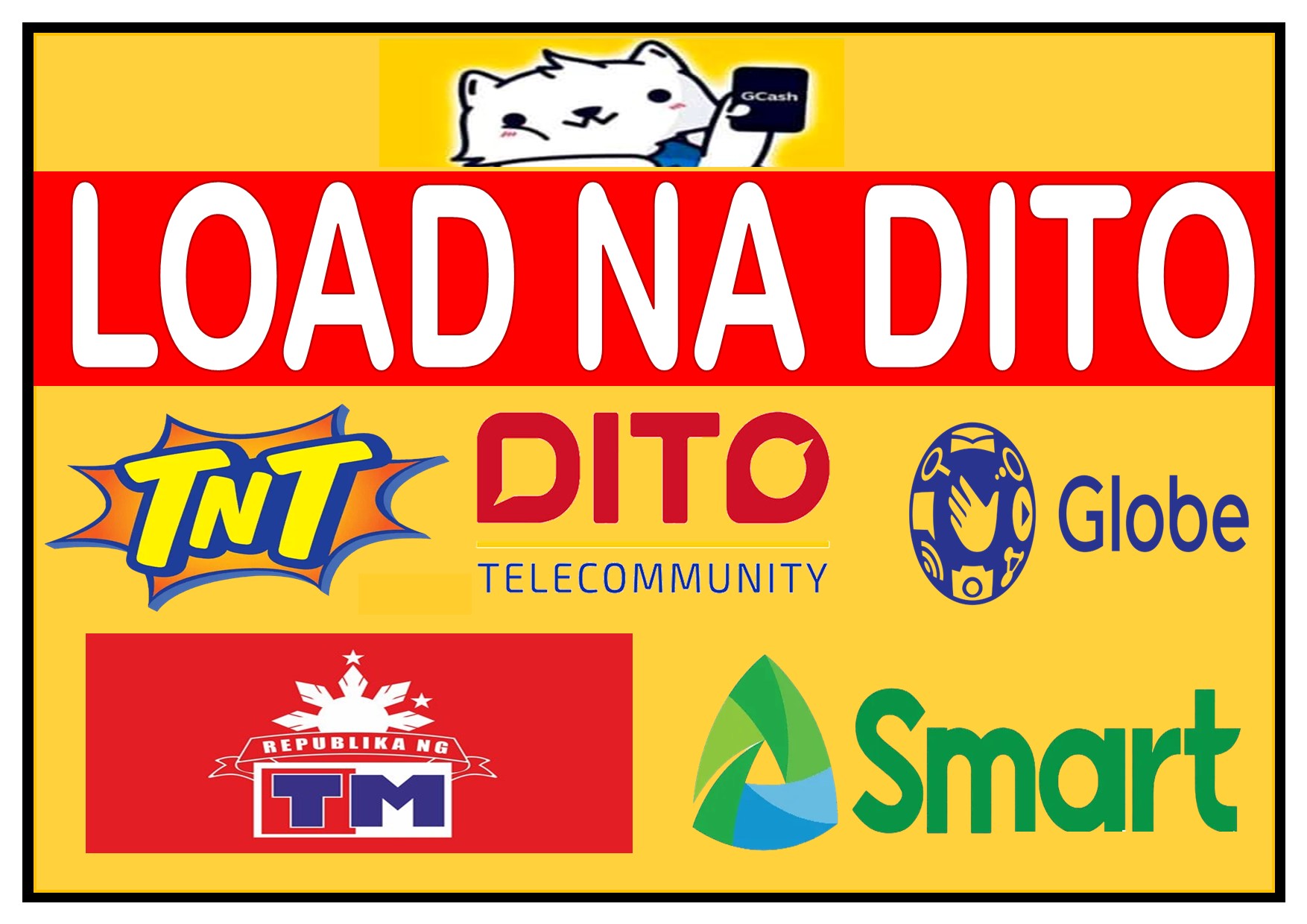 LOAD NA DITO LAMINATED SIGNAGE (A4 SIZE, PHOTOPAPER) | Lazada PH