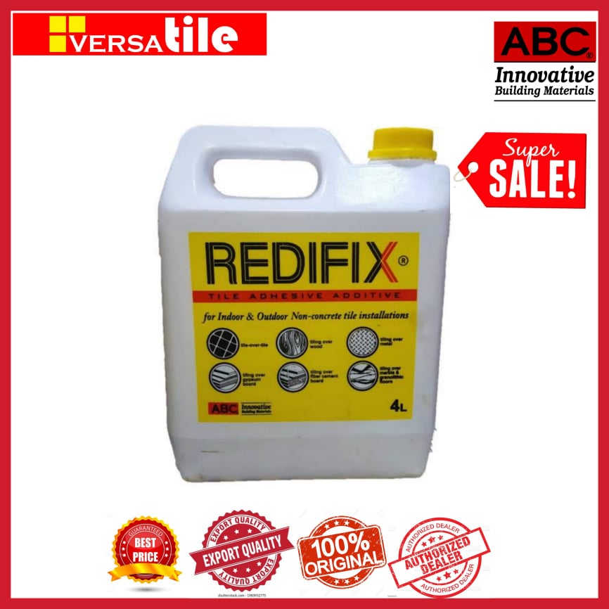 ABC Redifix 4L and 1L Tile Adhesive Additive | Lazada PH