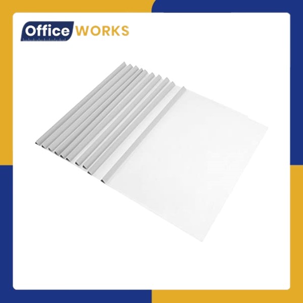 Plastic Folder Transparent w/ Slide Long and Short sold per 12's ...