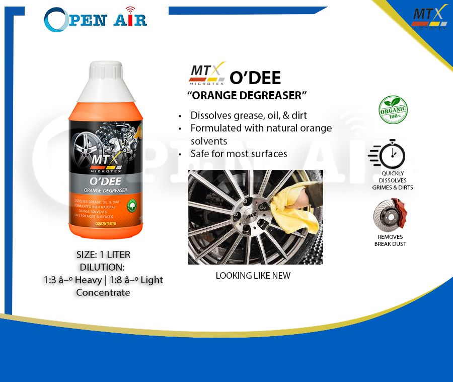 Microtex O'Dee 1000ml "Orange Degreaser" | Lazada PH