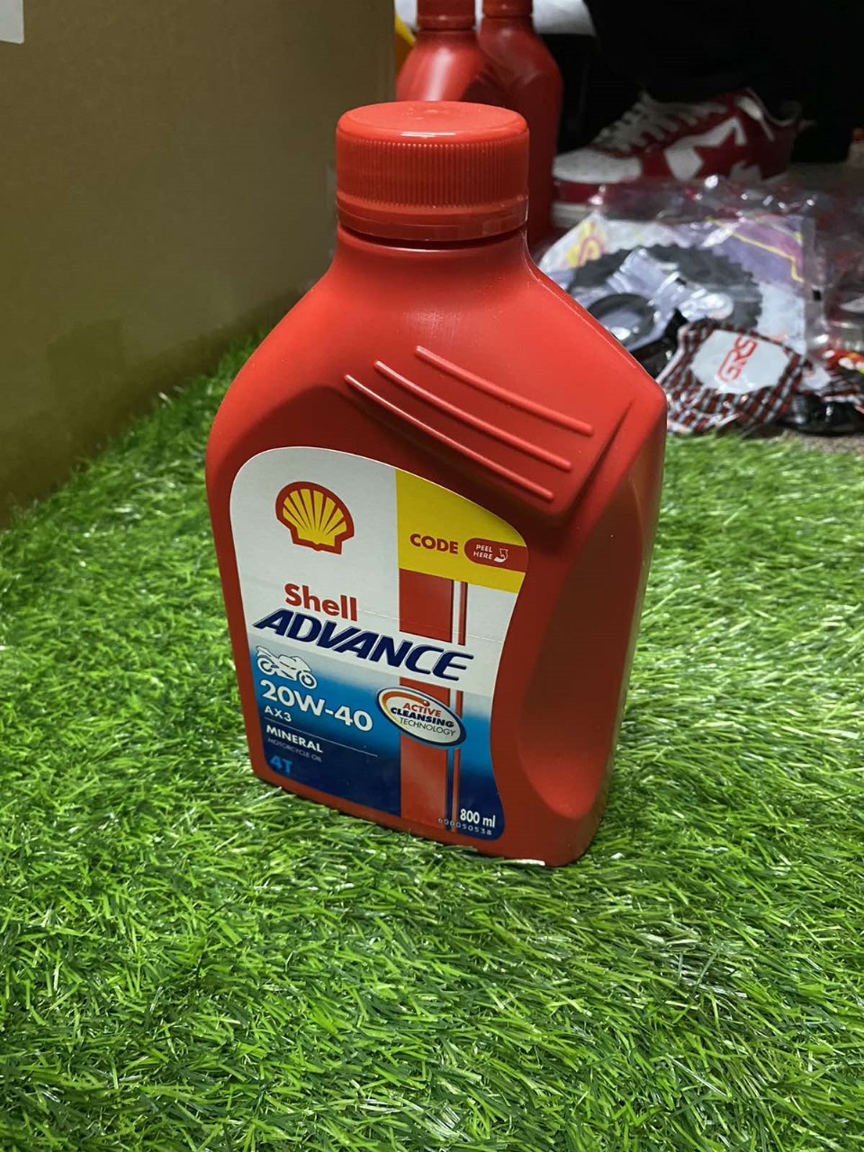 Shell Advance 4T Fully Synthetic Based Engine Oil Ax3 20w40 AX5 15w40 ...